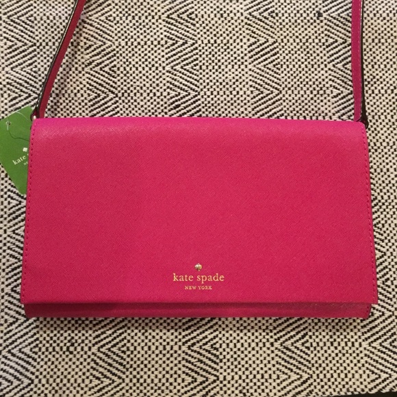 kate spade | Bags | Nwt Kate Spade Pink Crossbody Cali Cedar Street ...